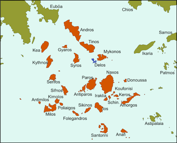 Ilha de Delos, uma criação de Poseidon - Um Pouquinho de Cada Lugar